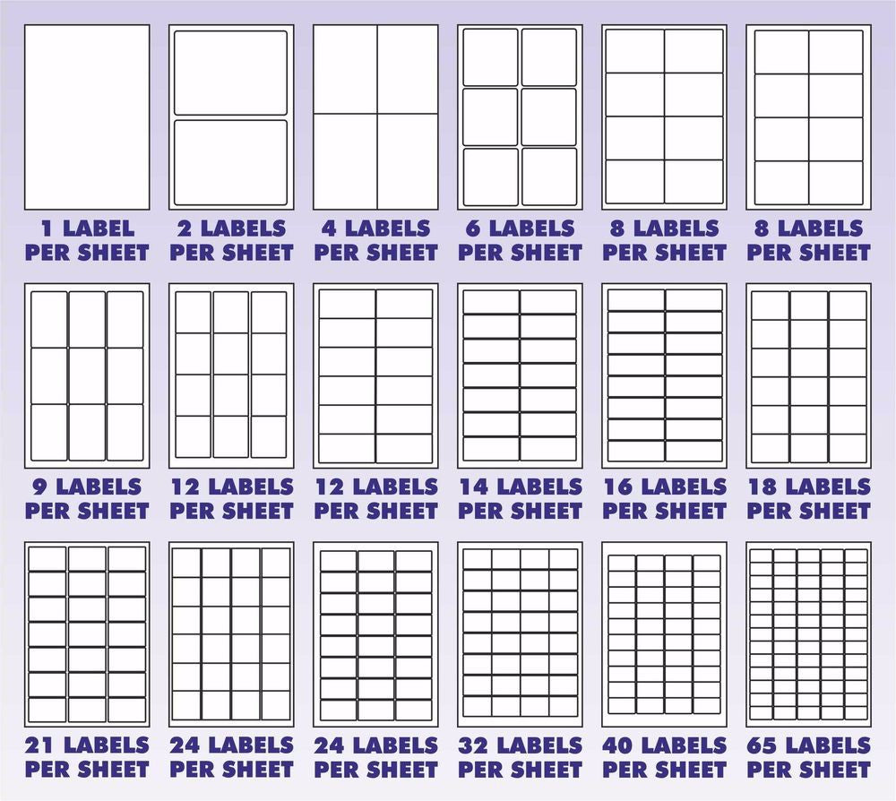 A4 Label Sheets – Universal Online Store