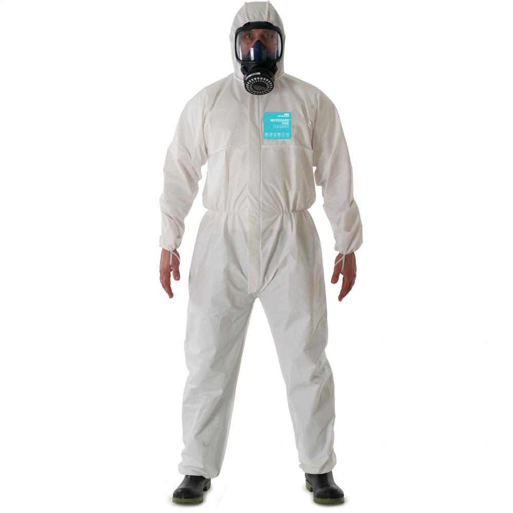 Microgard 2000 Standard Protective Coverall - White WH20-B-00-111 ...